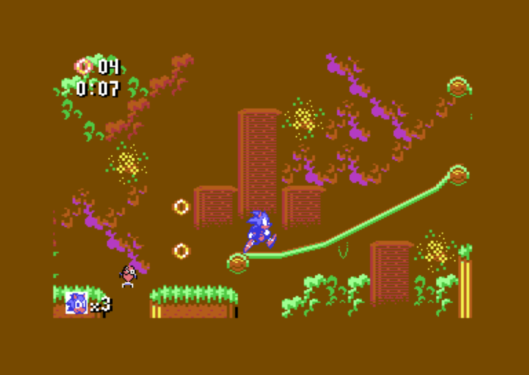 Sonic si dirige a tutta velocità sul Commodore 64 (con espansione Reu ...